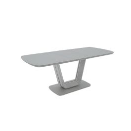Vida Living Lazzaro 1.6M Ext Light Grey Matt - Extending Dining Table
